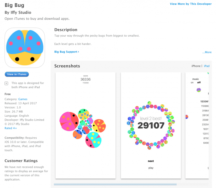 Big Bug A New Game Built With Audiokit Audiokit Pro 