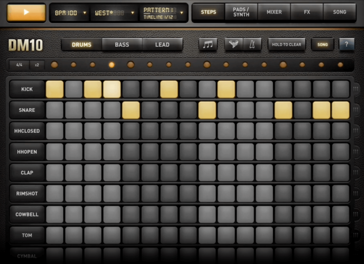 DM10 Drum Machine by FingerLab, Built with AudioKit | AudioKit Pro